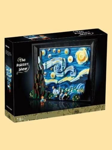 Конструктор идеас Винсент Ван Гог: Звёздная ночь, 2316 деталей, совместим с ideas 21333