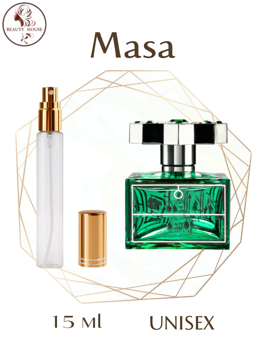 Духи парфюм Masa спрей 15 мл унисекс, древесные, цитрусовые ноты