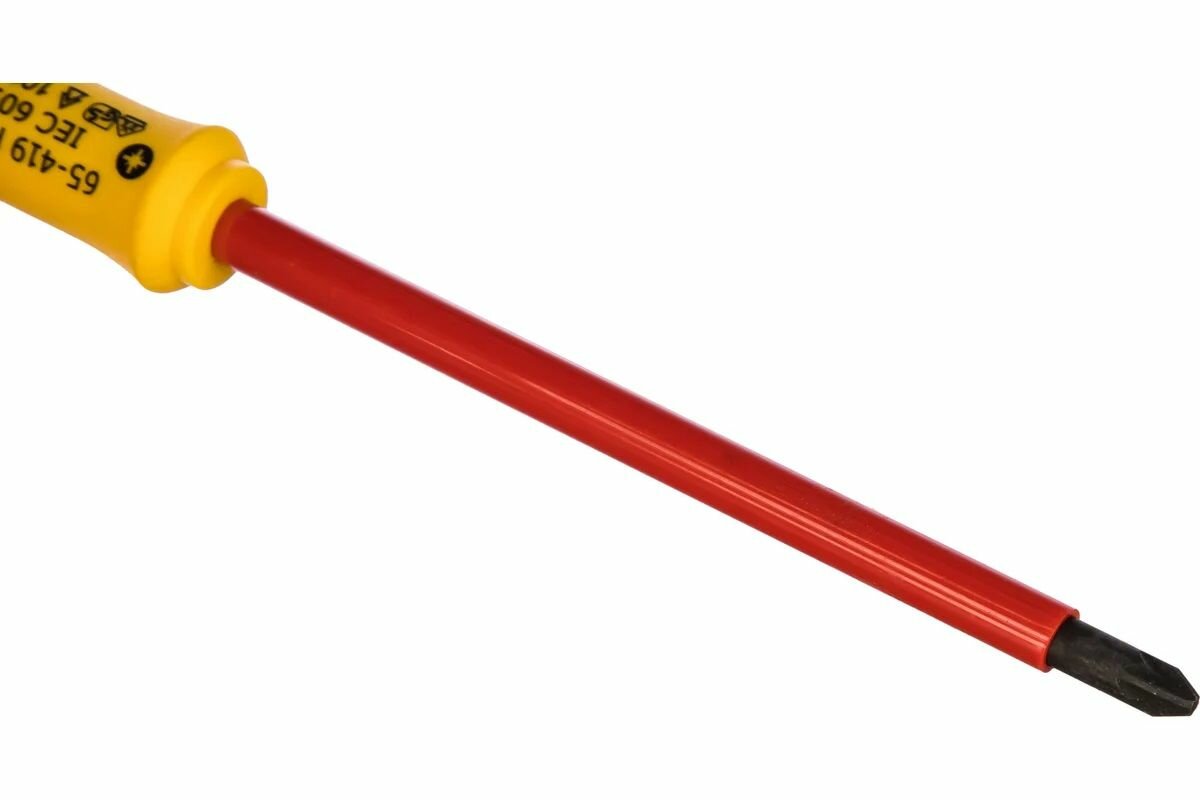 Диэлектрическая отвертка FATMAX 1000V PZ2х125 мм Stanley 0-65-419