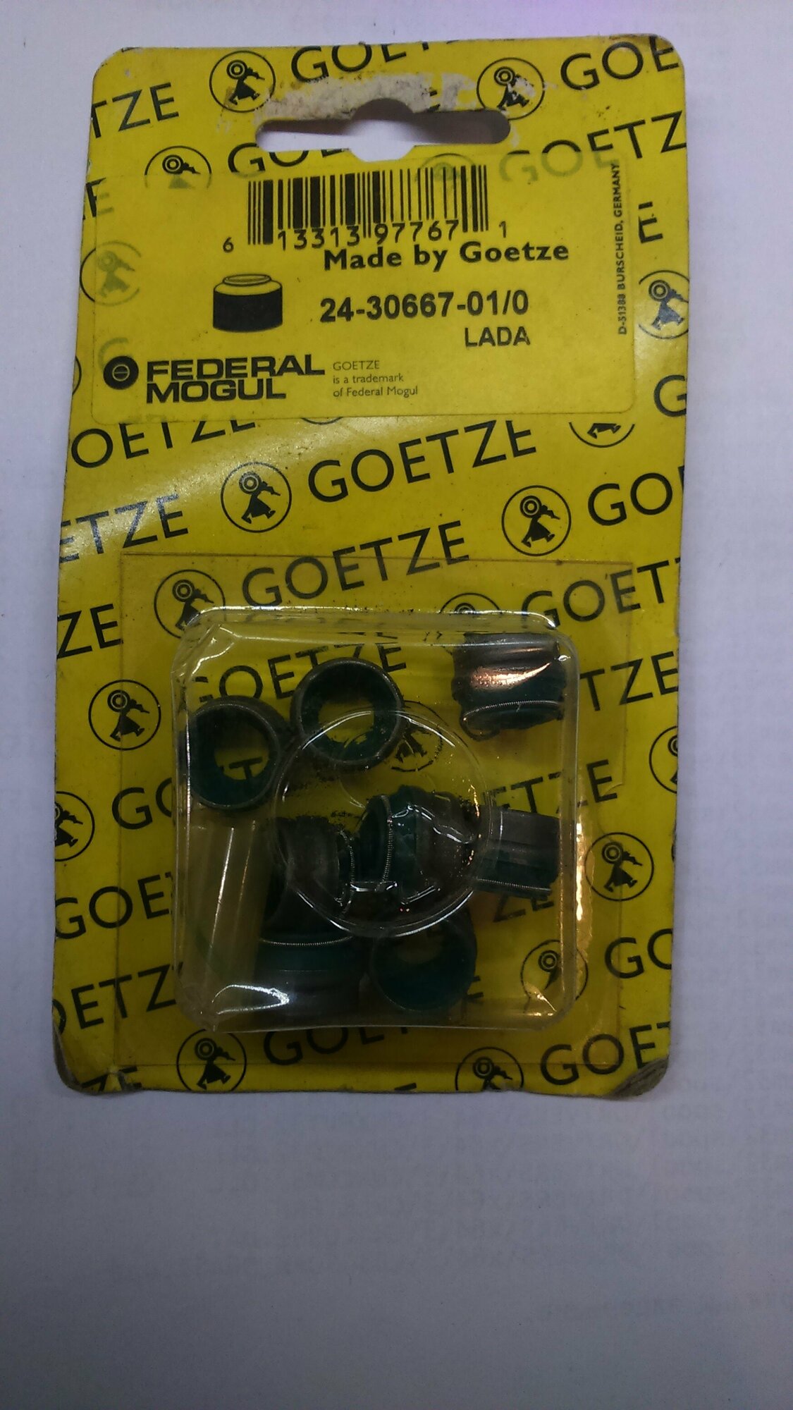 Колпачки маслосъёмные Goetze 24-30667-01/0