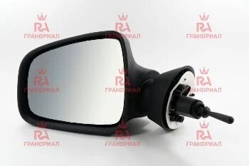 Зеркало боковое "LADA Largus, Renault Logan" (левое) (механическое) обогрев, с накладкой "Гранд РиАл