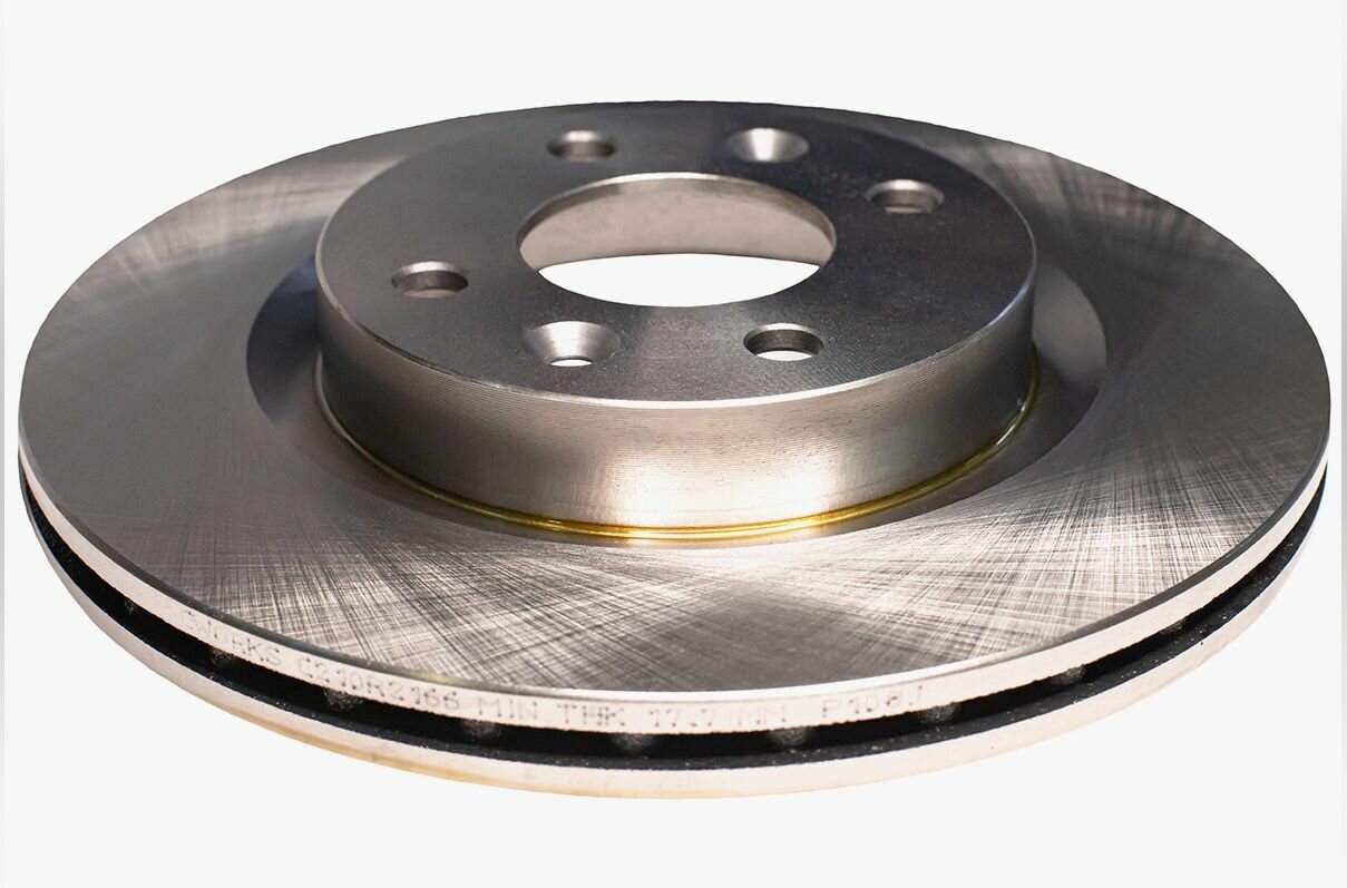 Тормозной диск передний 2шт Cworks Lada Largus (без ABS) 12- Renault Kangoo I 97- Logan I 04- Megane I 95- Sandero I 09- /кросс-номер TRW DF2586 /OEM 7701206339 6001548578