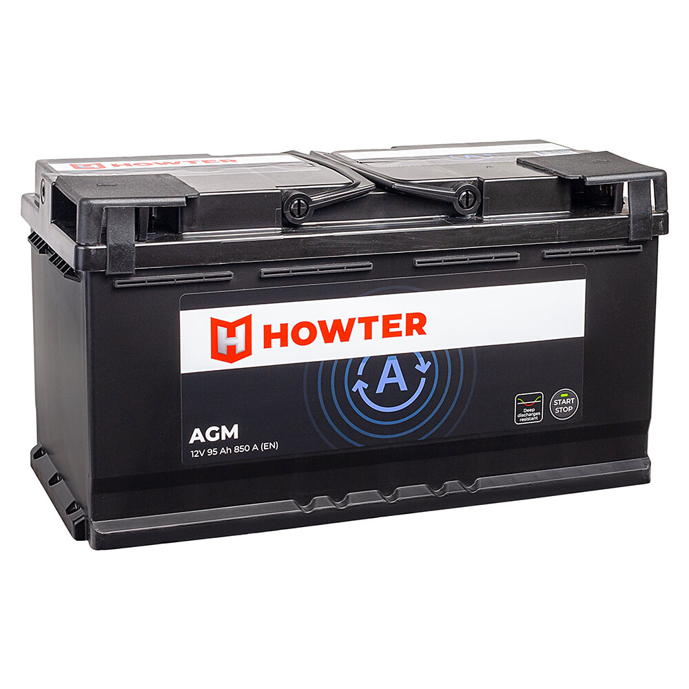 Аккумулятор HOWTER HT AGM 95 Ач 850А О/П L5095085013