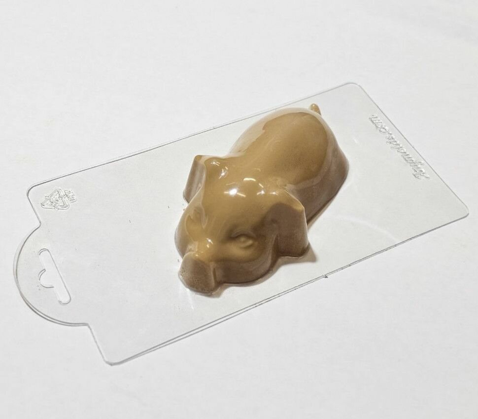 Формочка для холодца, шоколада, льда и т. д. : Поросенок мини молд из толстого пластика