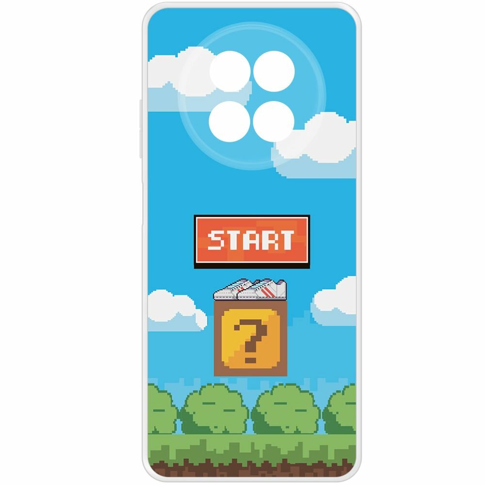 Чехол-накладка Krutoff Clear Case Кроссовки детские 8-Бит для Realme 13 5G