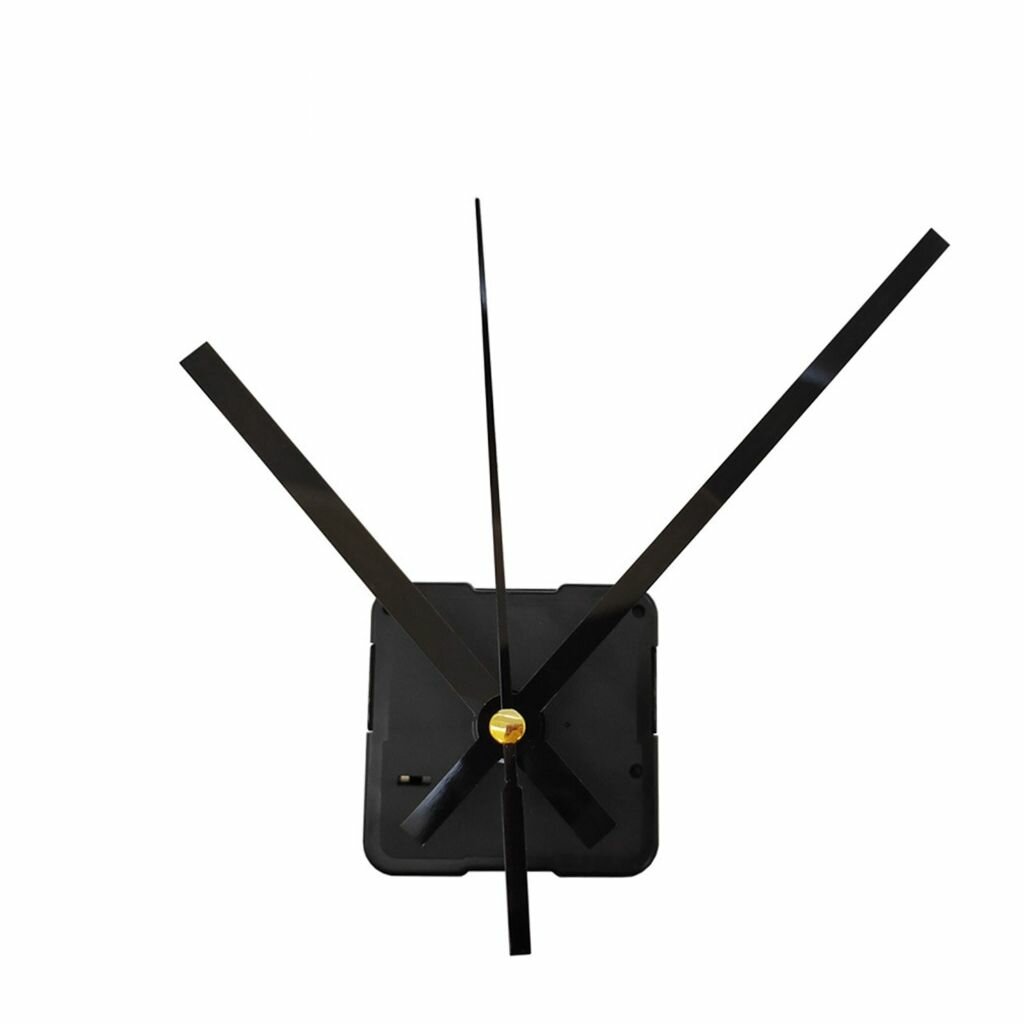 (1 комплект) Часовой механизм с длинной осью DIY-вал 20 нитей 12 мм + черная игла