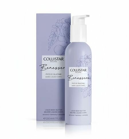 Collistar - Benessere Fico E Glicine Liquid Body Butter Увлажняющее и питательное масло для тела 200 мл