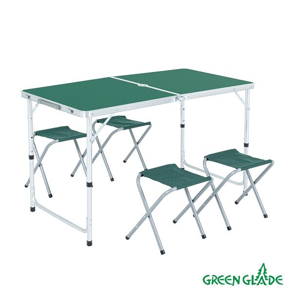 Набор мебели для пикника Грин Глейд M790-3(Набор мебели для пикника Green Glade M790-3) Зеленый