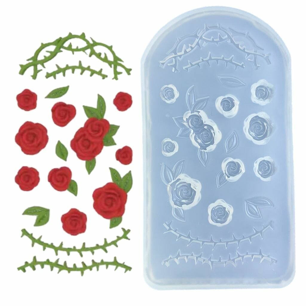 Розовая капелька клея - стиль 1