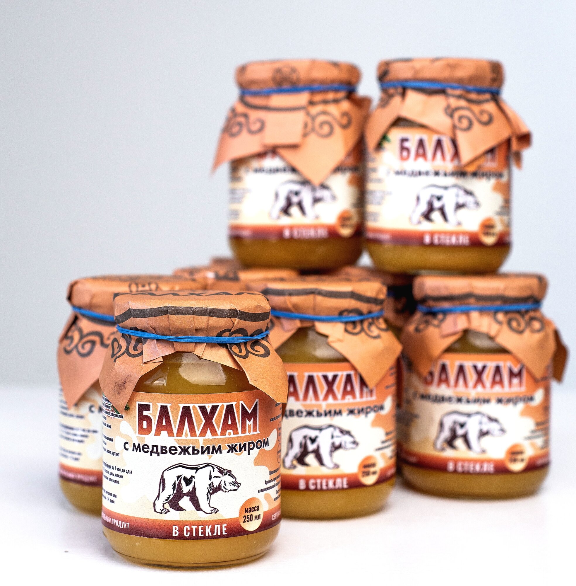 Бальзам ВиП Продукт "Балхам" с медвежьим жиром для иммунитета, для детей от 5 лет, 250г