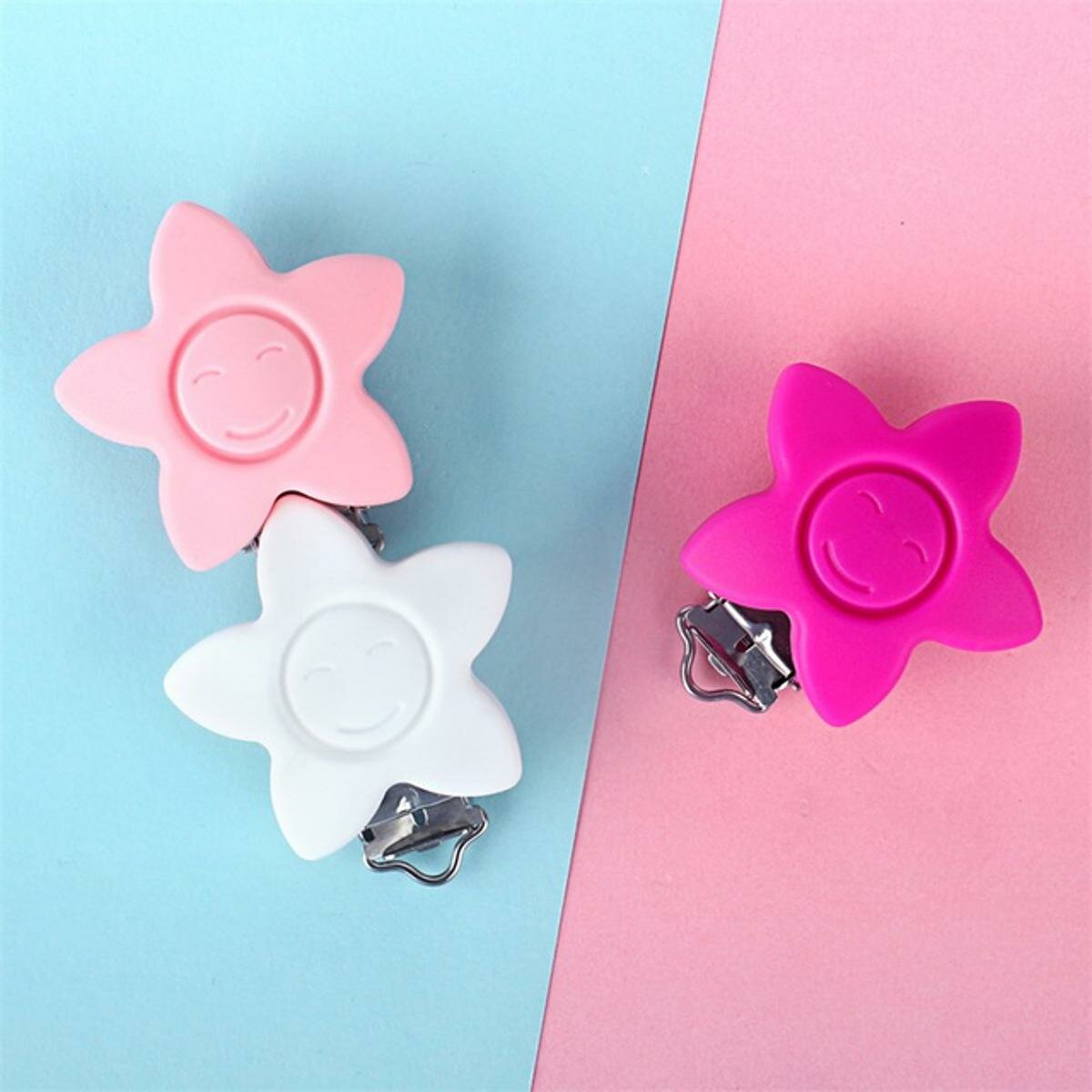 Keep Grow 3 шт. Соска в форме звезды Cilips, детские прорезыватели для зубов пищевого класса, жевательные детские бусины, игрушки, аксессуары для кормления