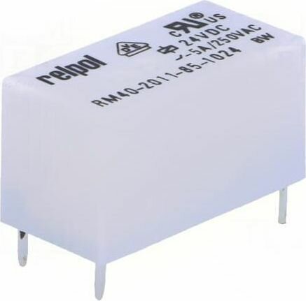 Реле RELPOL RM40-2011-85-1024 Реле электромагнитное SPDT Uобмотки 24ВDC 5A/250ВAC 5A/30ВDC 1шт