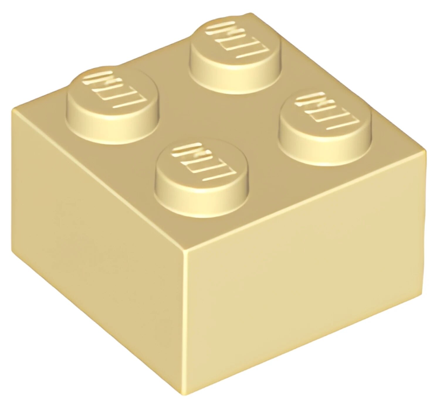 Деталь LEGO Кирпич LEGO Brick 2 x 2 3003 (6223, 35275) Tan U