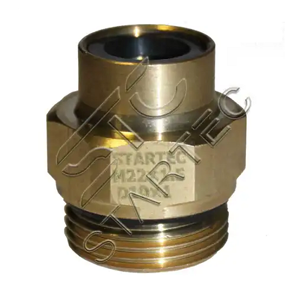 STARTEC INF.21.2216 (INF212216_SE4) фитинг прямой с пластик. вставк. d16-m22x1.5 sw28\