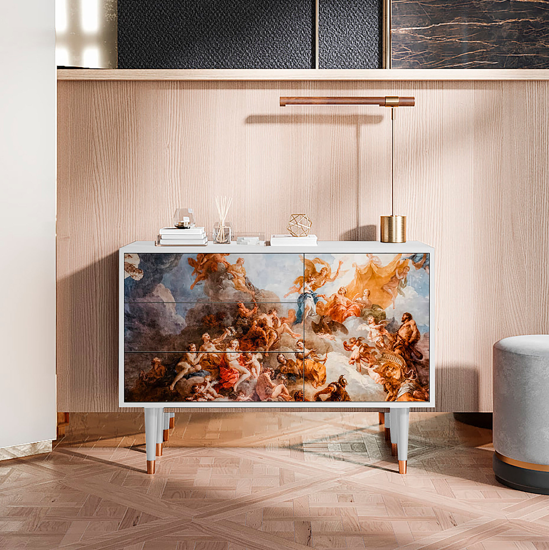 Комод - STORYZ - S3 Versailles by Michelangelo, Размер - 115 x 84 x 41 см, Цвет корпуса - , Белый