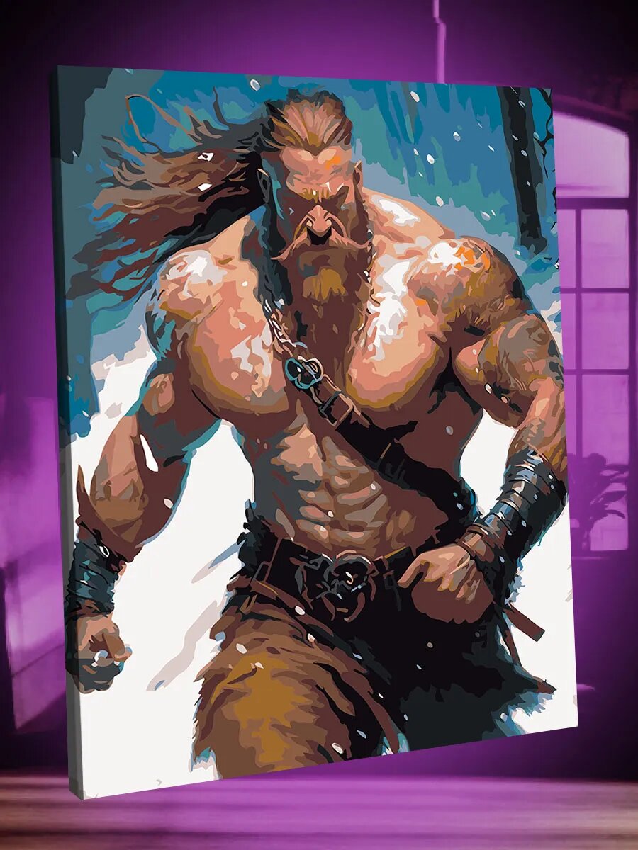 Картина по номерам Скандинавия викинги