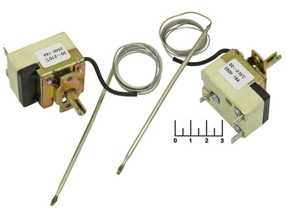 Терморегулятор капиллярный (+50.+270C) 16A (S1969)