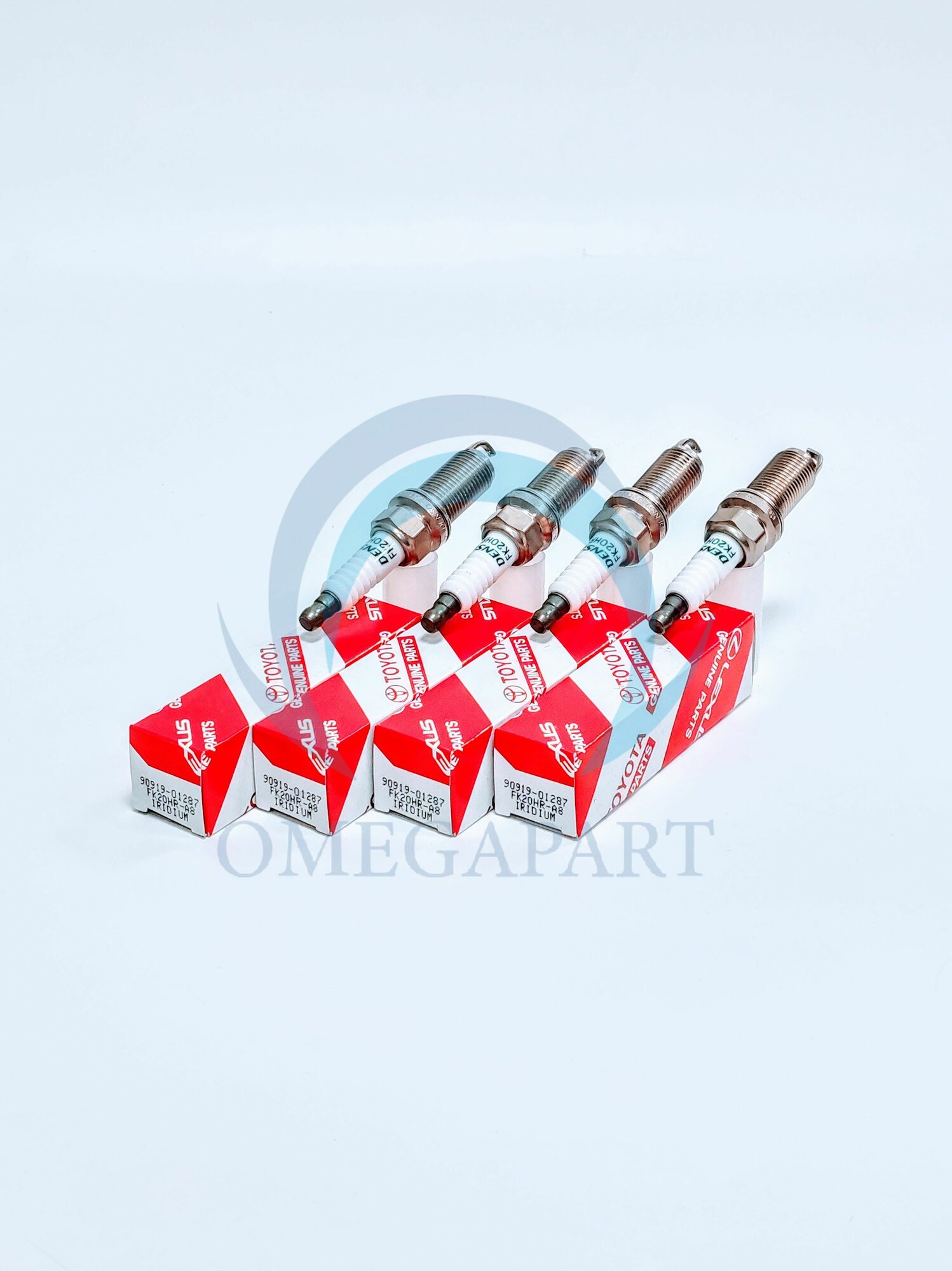 Свеча зажигания для 1TR / 2TR, комплект 4 шт, Toyota 9091901287
