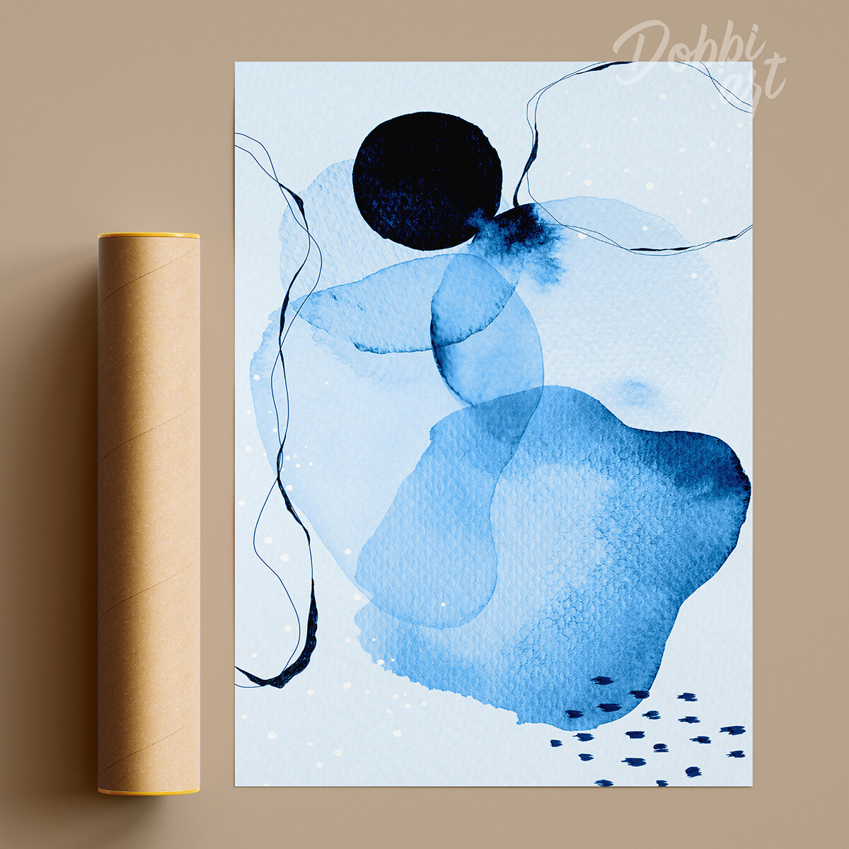 Постер Абстракция минимализм 50х70 см/ Постер для интерьера/ Декор на стену/ Постер для дома, офиса