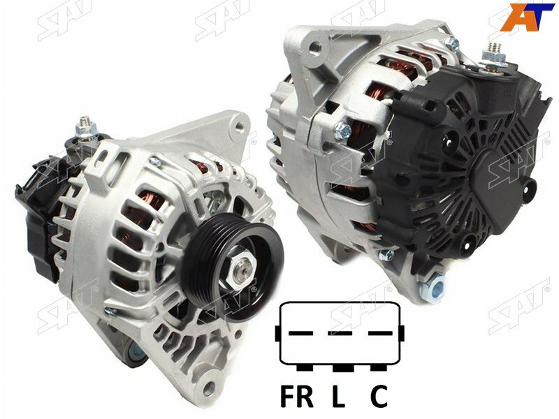 . SAT Генератор для HYUNDAI TUCSON 2.0 15-/IX35 2.0 13-/KIA SPORTAGE 2.0 14- G4NA/G4NC 12V 120A