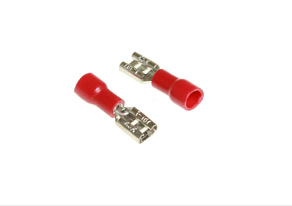 Клемма "мама" изолированная - 4.8мм 0.5-1.5кв. мм (красная) (РПи-м 1.5-(4.8) TM Nord YADA