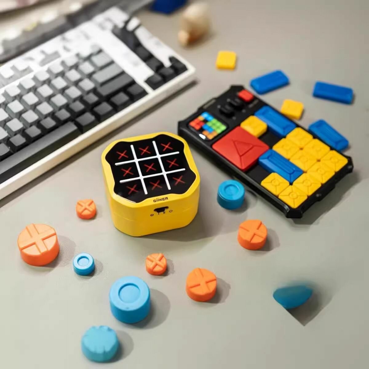 Нтерактивные Крестики-нолики с ИИ, Обучающая Игра, Идеальное Семейное Развлечение, Умственное Развитие, Портативный Размер