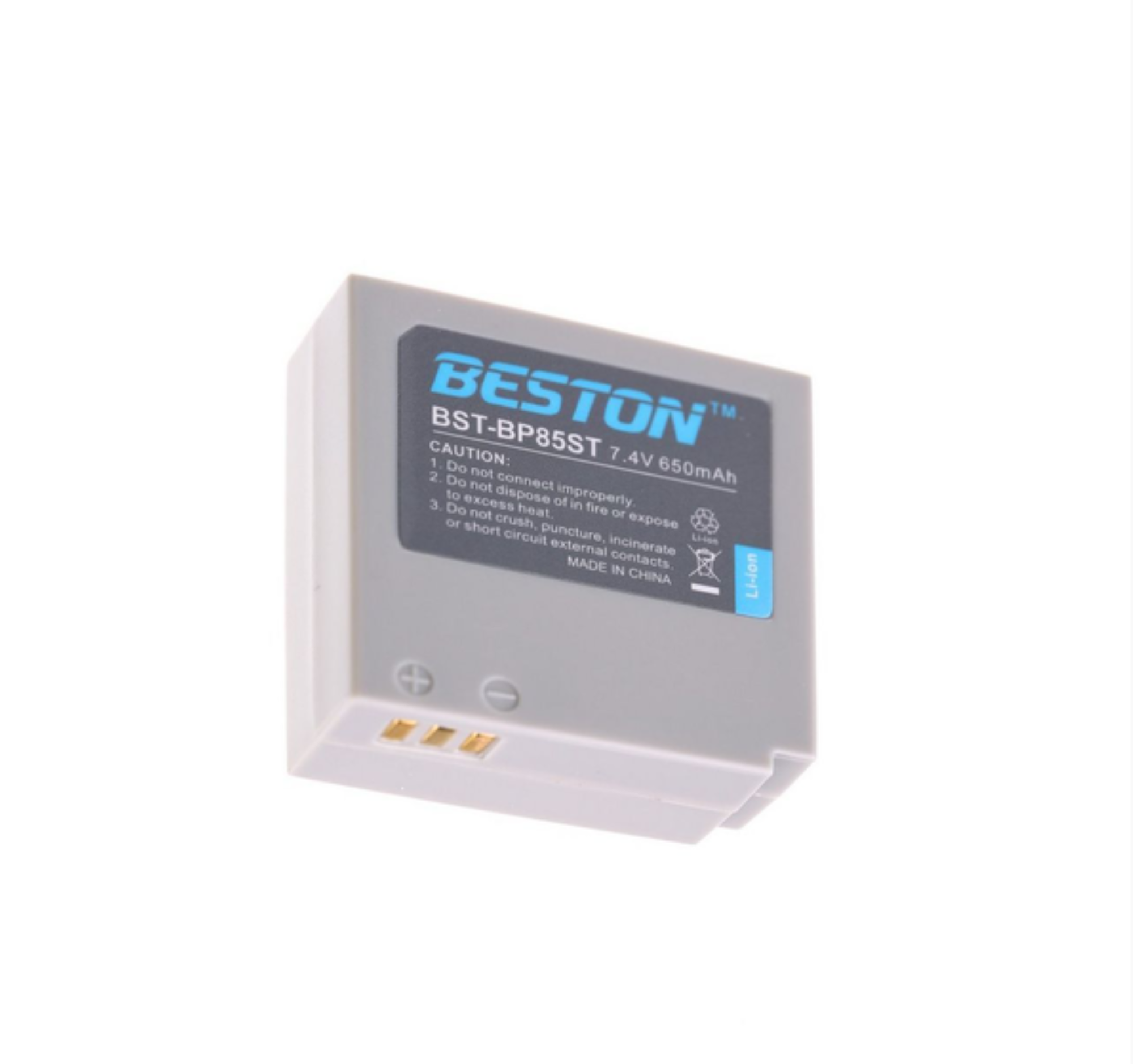 Аккумулятор BESTON для видеокамер SAMSUNG BST-IA-BP85ST, 7.4 В, 650 мАч