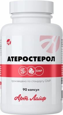 БАД Арт Лайф "Атеростерол", для снижения холестерина и укрепления сосудов, 90 капс.