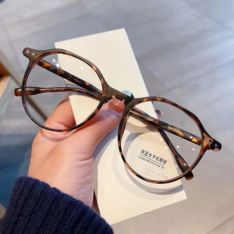 Очки в оправе Leopard, блокировка синего света