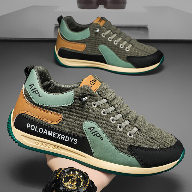 AIS Кроссовки Мужчины все Легкие Без шнуровки Холст