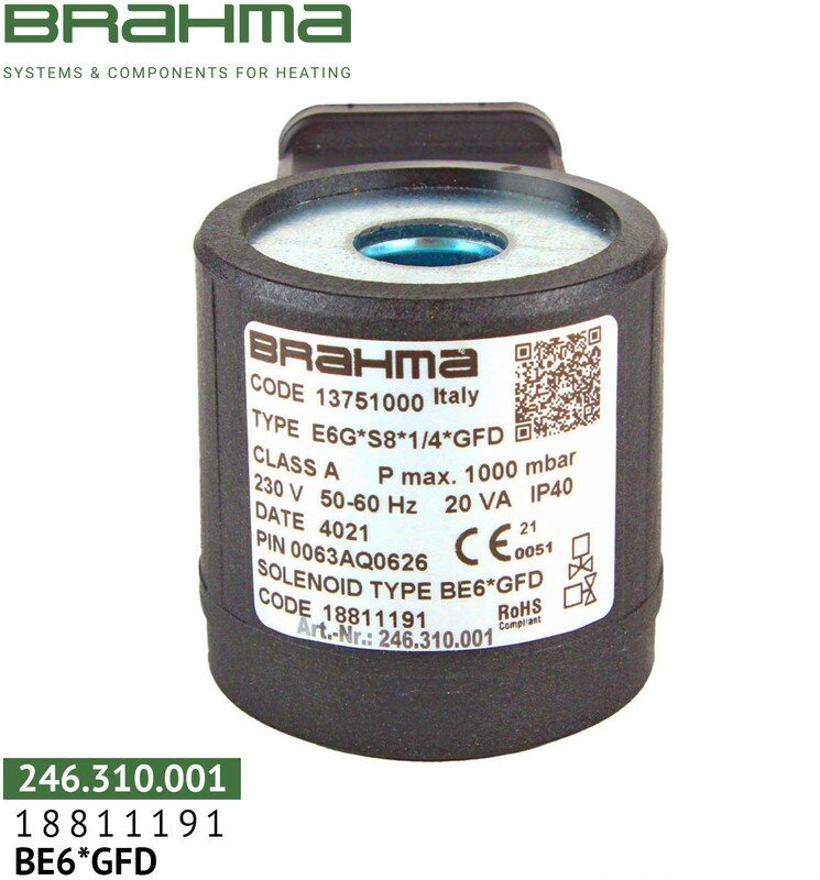 Катушка клапана Brahma BE6*GFD 18811191