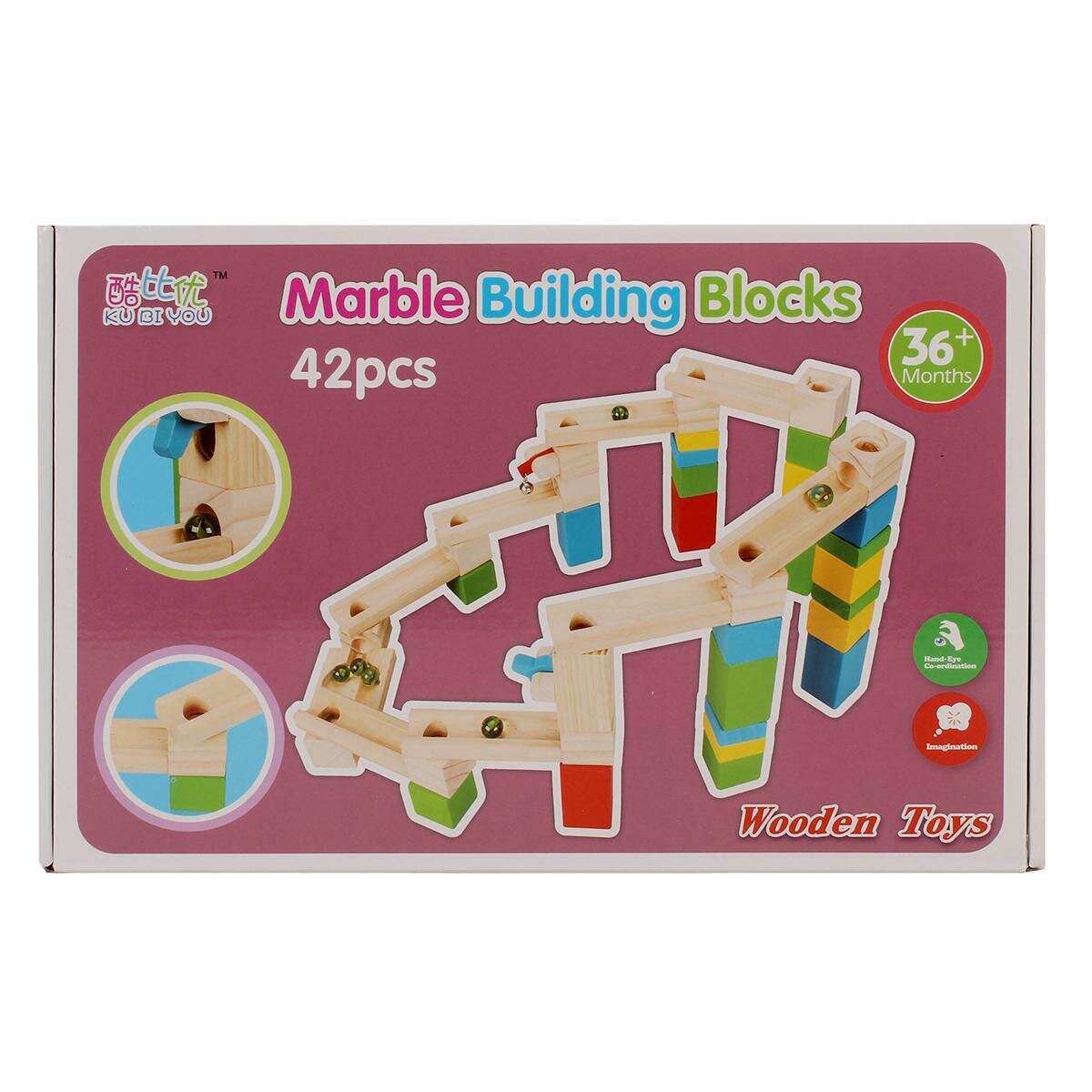 Деревянная развивающая игрушка 'Лабиринт', 34х28х4 см, для развития моторики