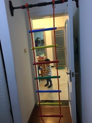 Детская лестница для лазания, оборудование для упражнений в помещении, цветная лестница для лазания, семейная лестница для детского сада, деревянная развлекательная лестница, мягкая лестница