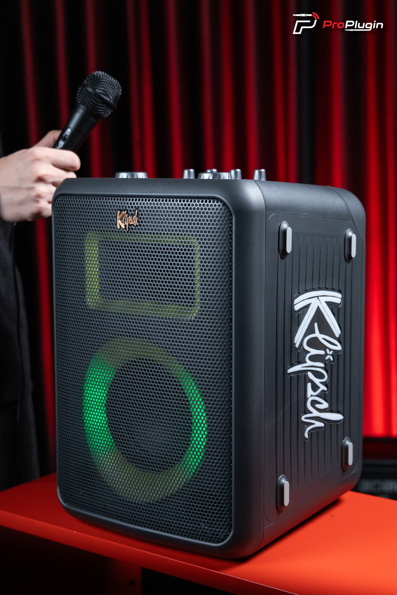 Портативная колонка Klipsch Vegas, беспроводная, встроенная подсветка, USB, Bluetooth