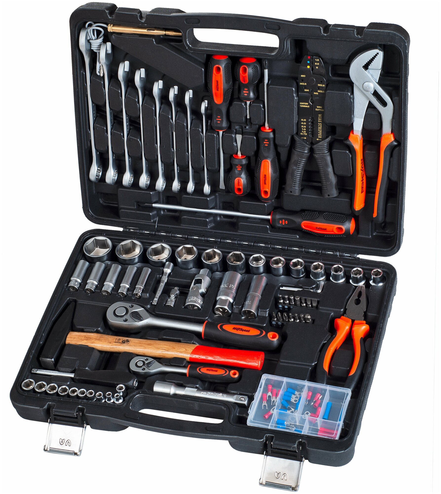 Набор инструмента "AV Steel" 99 предм. профессион, AV-011099