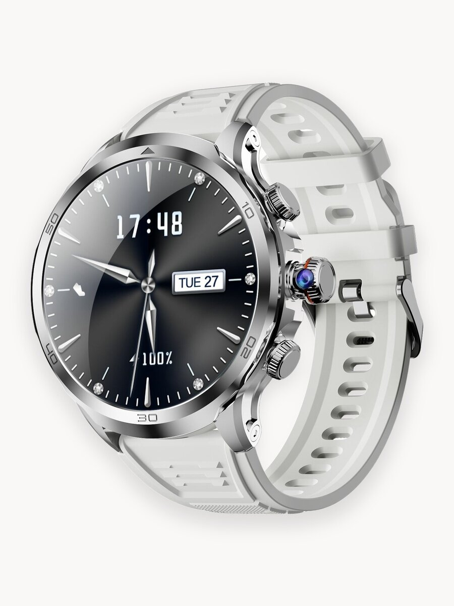 Смарт часы мужские с камерой и сим , GPS, WIFI, Amoled экран, Загрузка Google APP