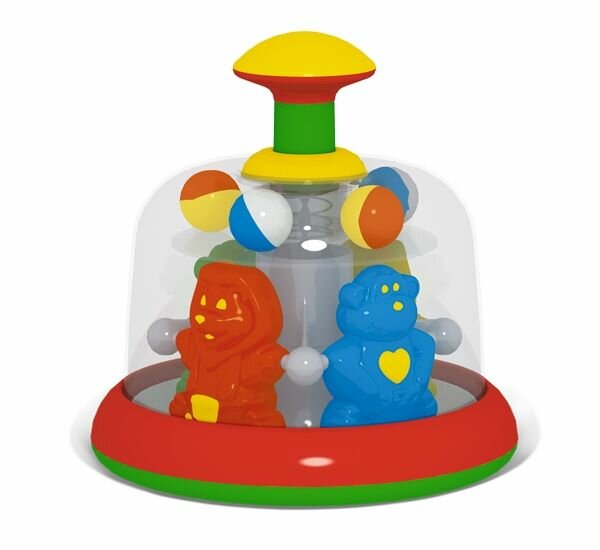 Развивающие игрушки для малышей Стеллар Юла-карусель "Цирк" 17 см (в коробке) Stellar 01388