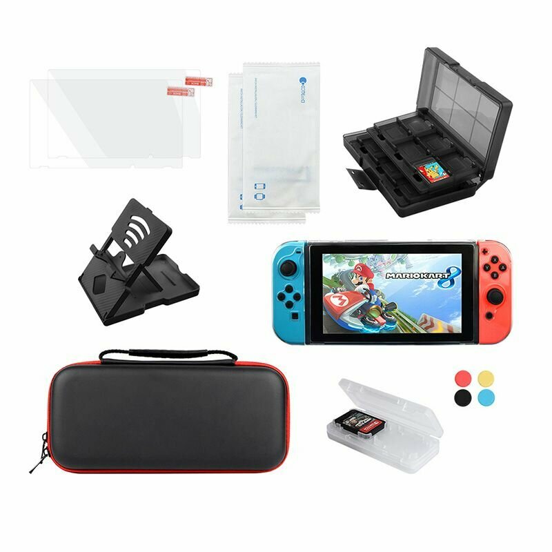 Набор аксессуаров для Nintendo Switch OLED (15 в 1) COTECi Family practical suit