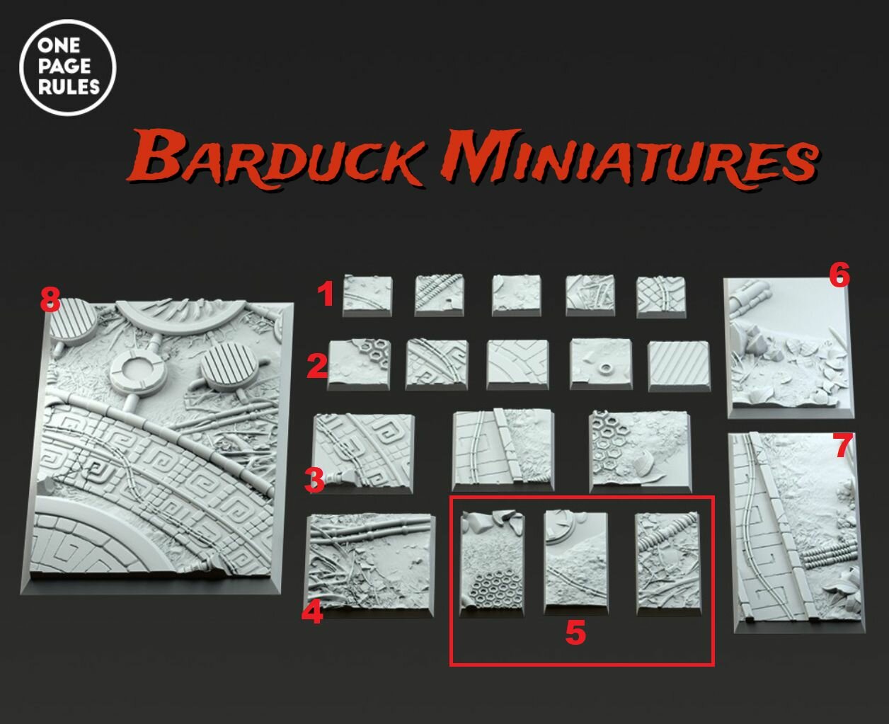 Базы/Подставки/Bases Warhammer Saurian Starhost Квадратные 150х100мм