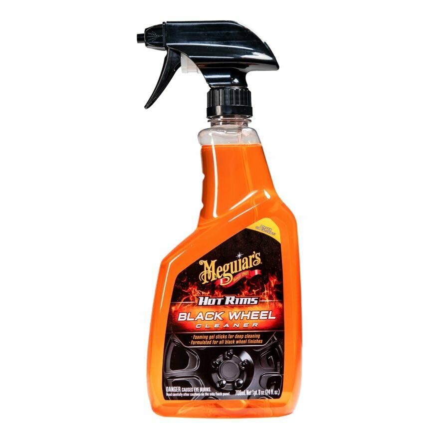 Очиститель колёсных дисков Hot Rims Black Wheel Cleaner Meguiar's, 709 мл.