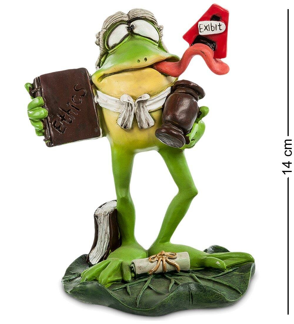 Фигурка лягушка Судья (W.Stratford) A2024313 The Comical World of Warren Stratford, Полистоун