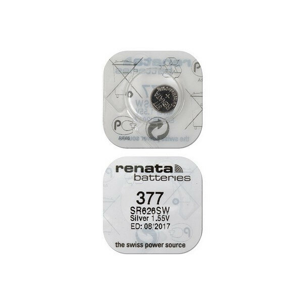 Батарейка RENATA SR626SW 377 (0%Hg)