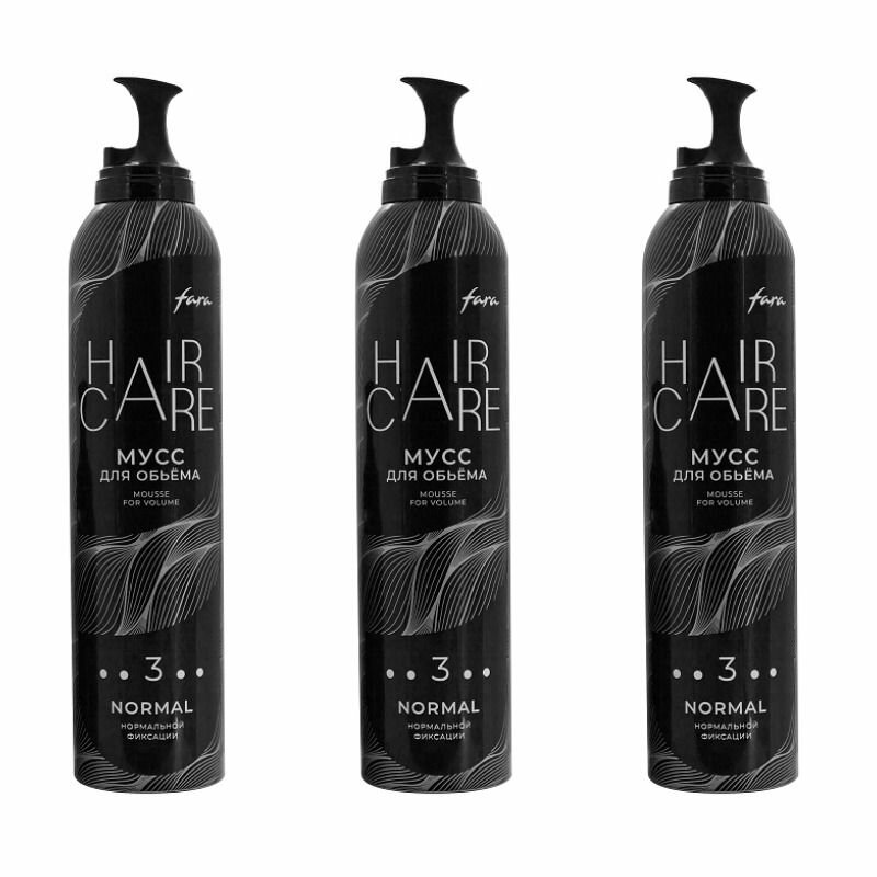 Красная линия Мусс для объёма Фара нормальной фиксации, 350 мл, 3 уп.