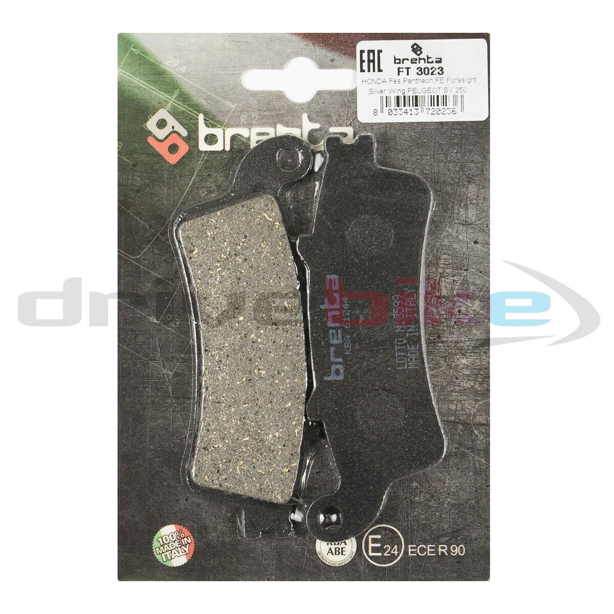 BRENTA Тормозные колодки FT 3023 Organic