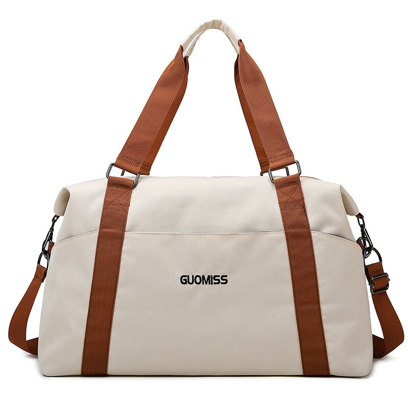 Повседневная спортивная сумка для фитнеса большой вместимости, легкая портативная сумка для хранения багажа из ткани Оксфорд, мужская и женская дорожная сумка на короткие расстояния