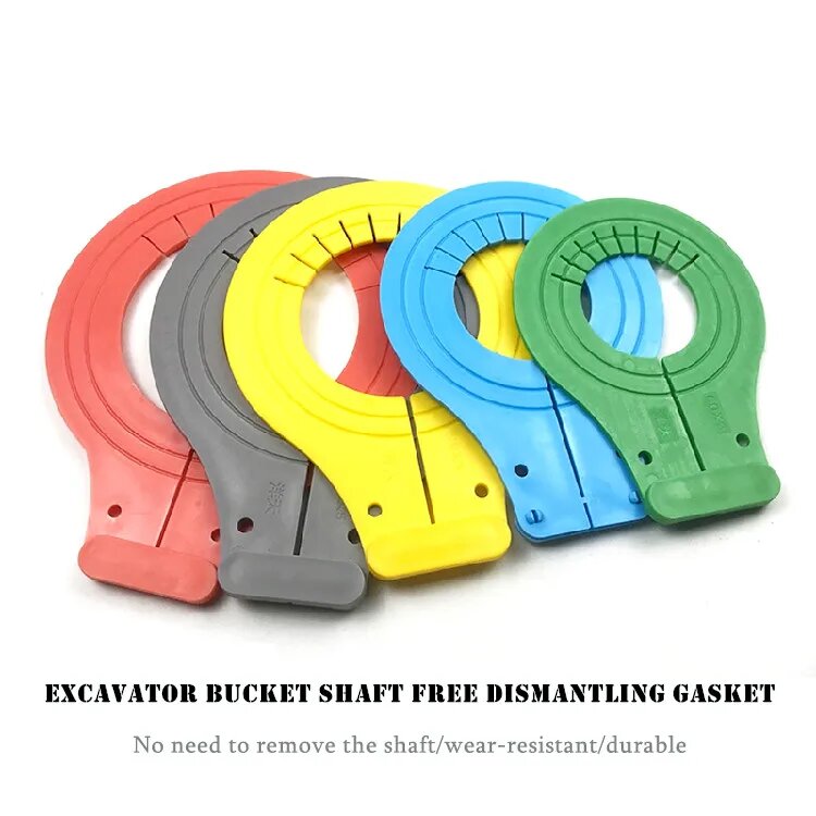 Прокладка вала ковша экскаватора, штифт ковша, регулируемый подвижный пластиковый быстроразборный вал, износостойкие утолщенные детали 45MMX3MMX4CS