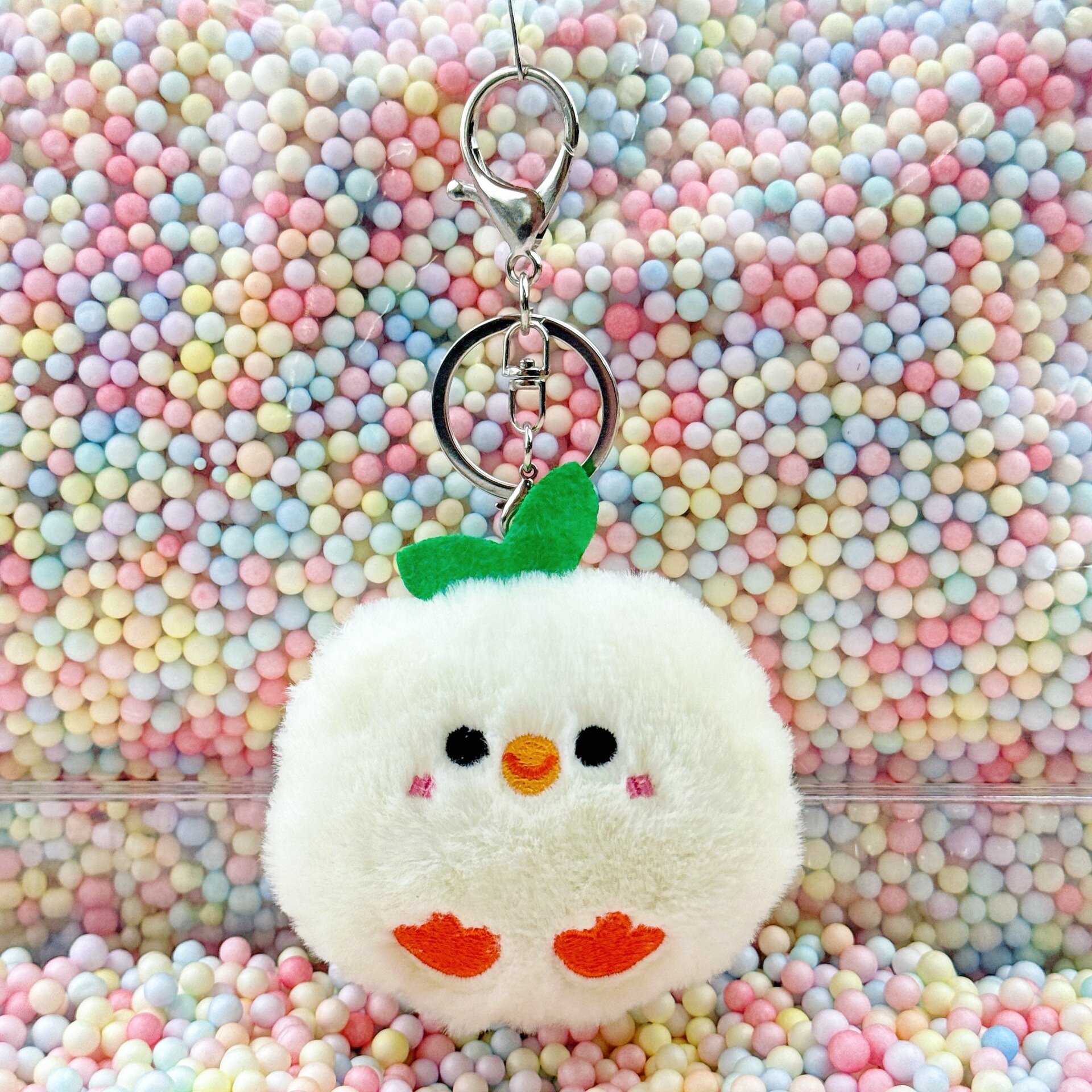 Дрожащие плюшевые куриные куклы мультфильм изысканный брелок милые мужские и женские пары декоративные школьные сумки