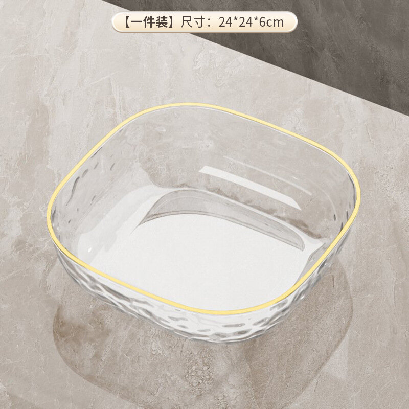 Стильная тарелка для фруктов в серебристом цвете современный аксессуар для сервировки фруктов