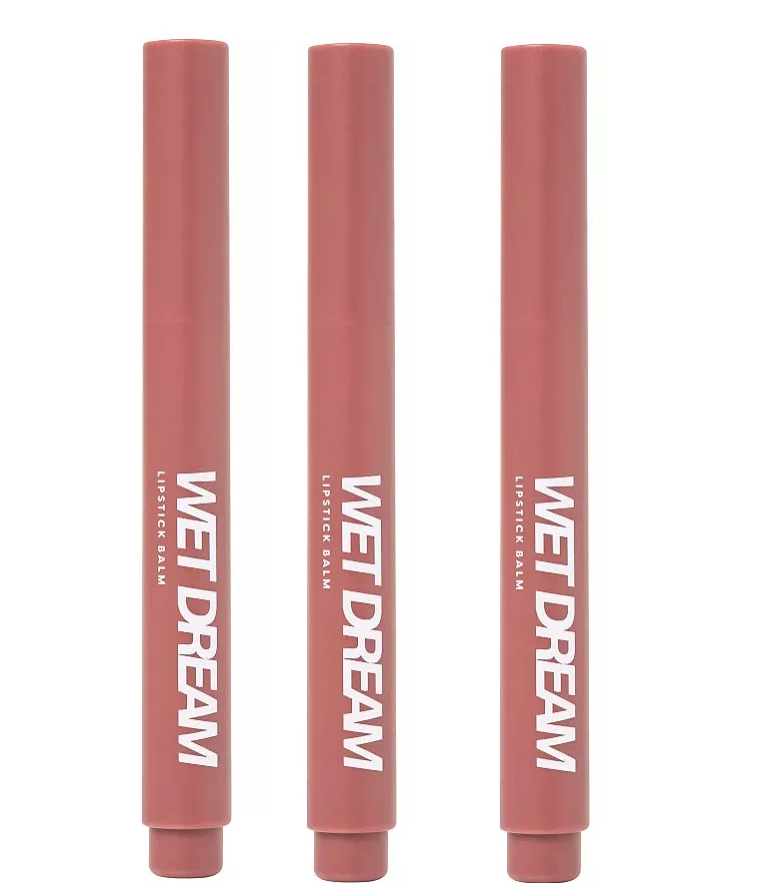 Помада-бальзам Love Generation Wet Dream, тон 04 коричнево-розовый, 1,4 г 3 шт
