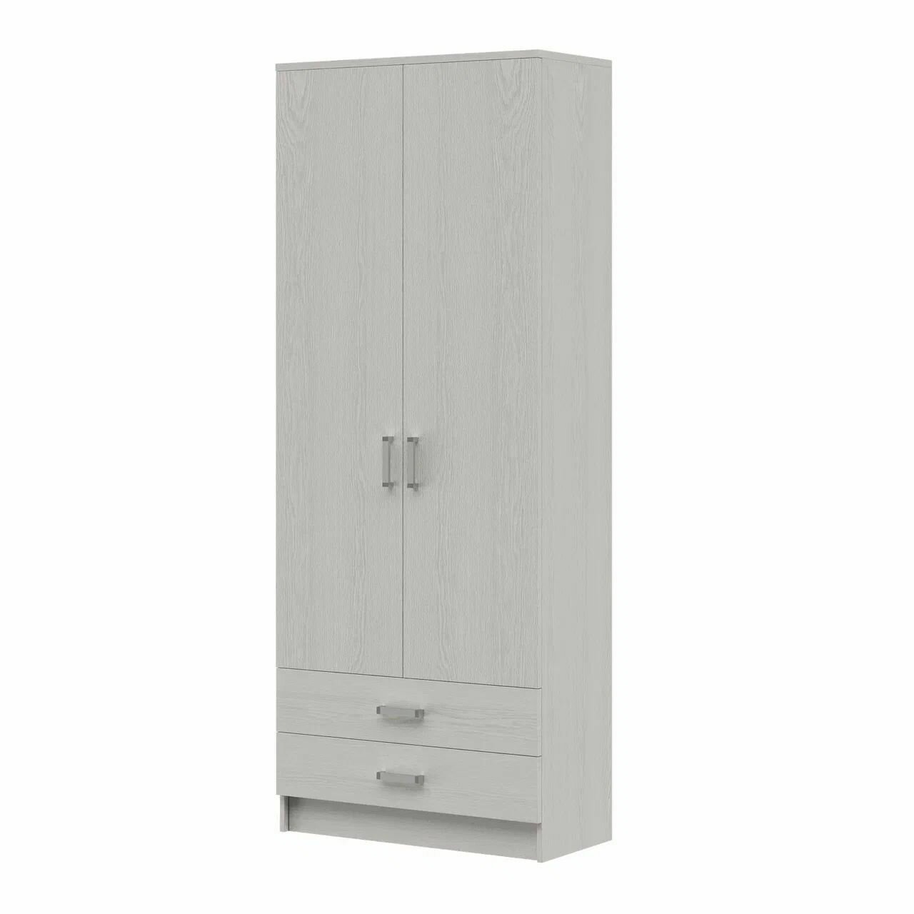 Прихожая машенька ШК-202 (шкаф с полками и ящиками) (800х2020х380) Анкор светлый/Анкор светлый (Rikko)